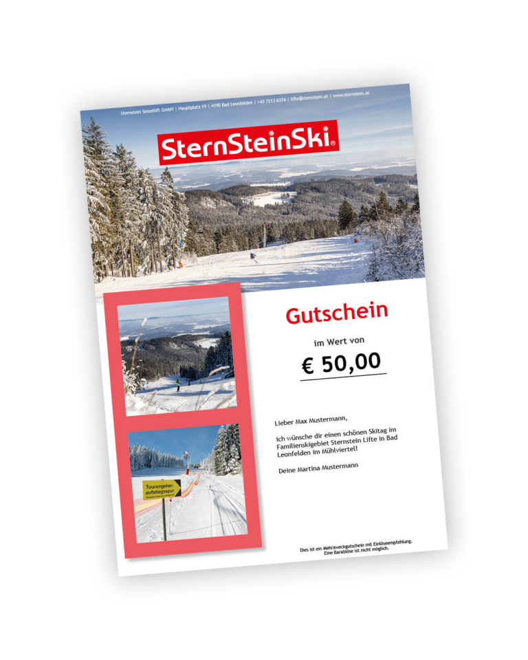 Ticketshop - Sternstein Lifte